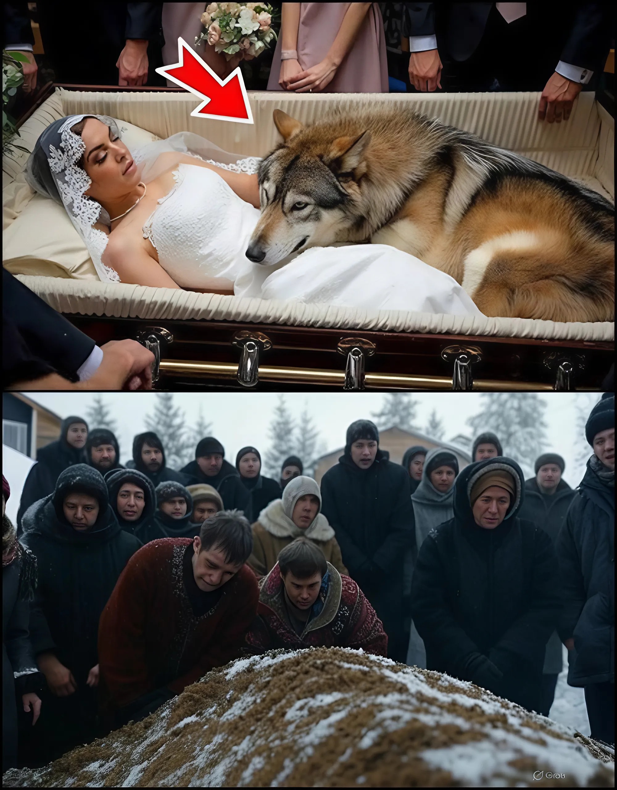 The Wolf Wouldn’t Leave the Woman’s Coffin — When People Looked Closer ...