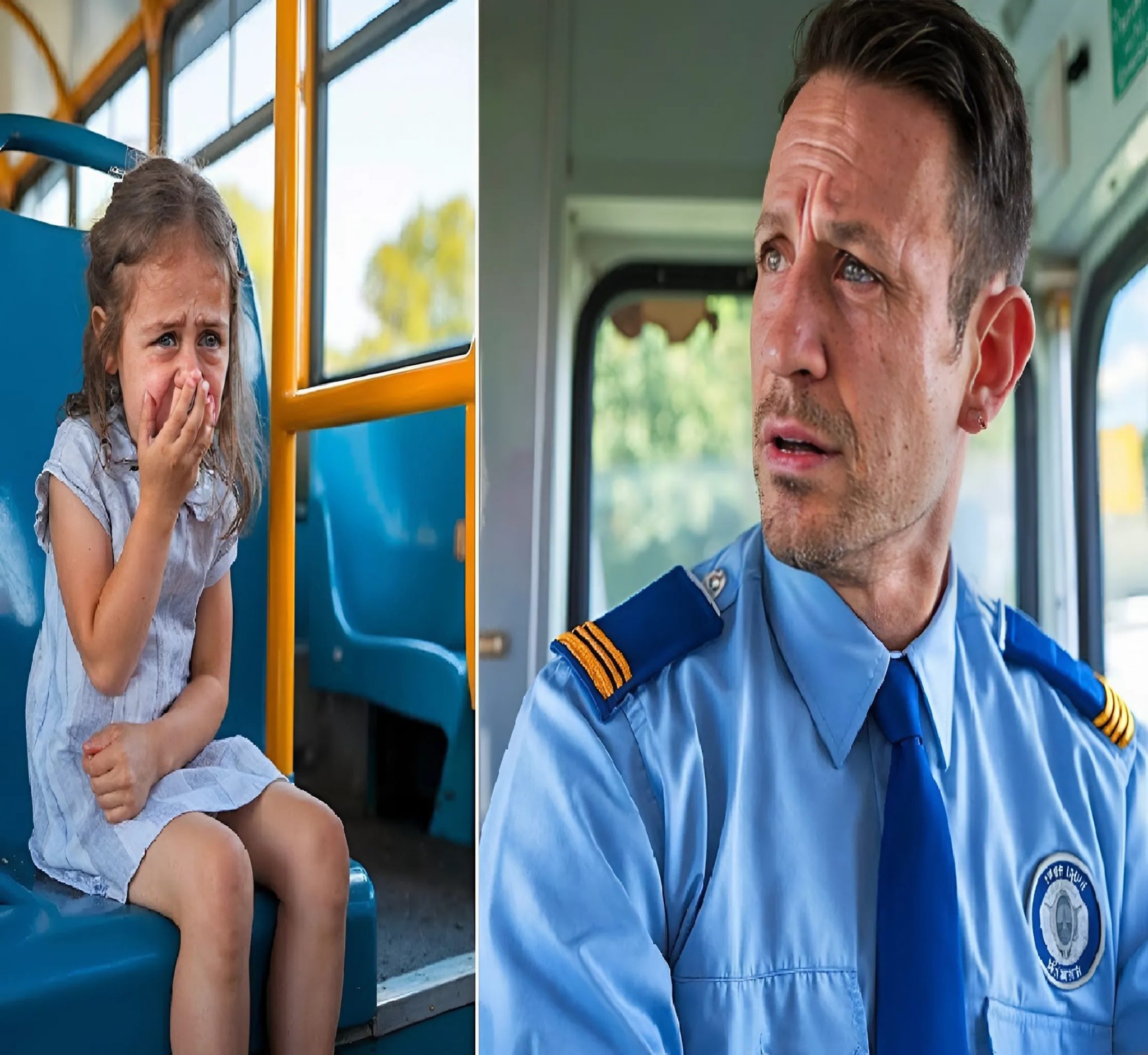 The Bus Driver Saw a Crying Girl Every Day — What He Found Under Her Seat Left Him Frozen in Shock