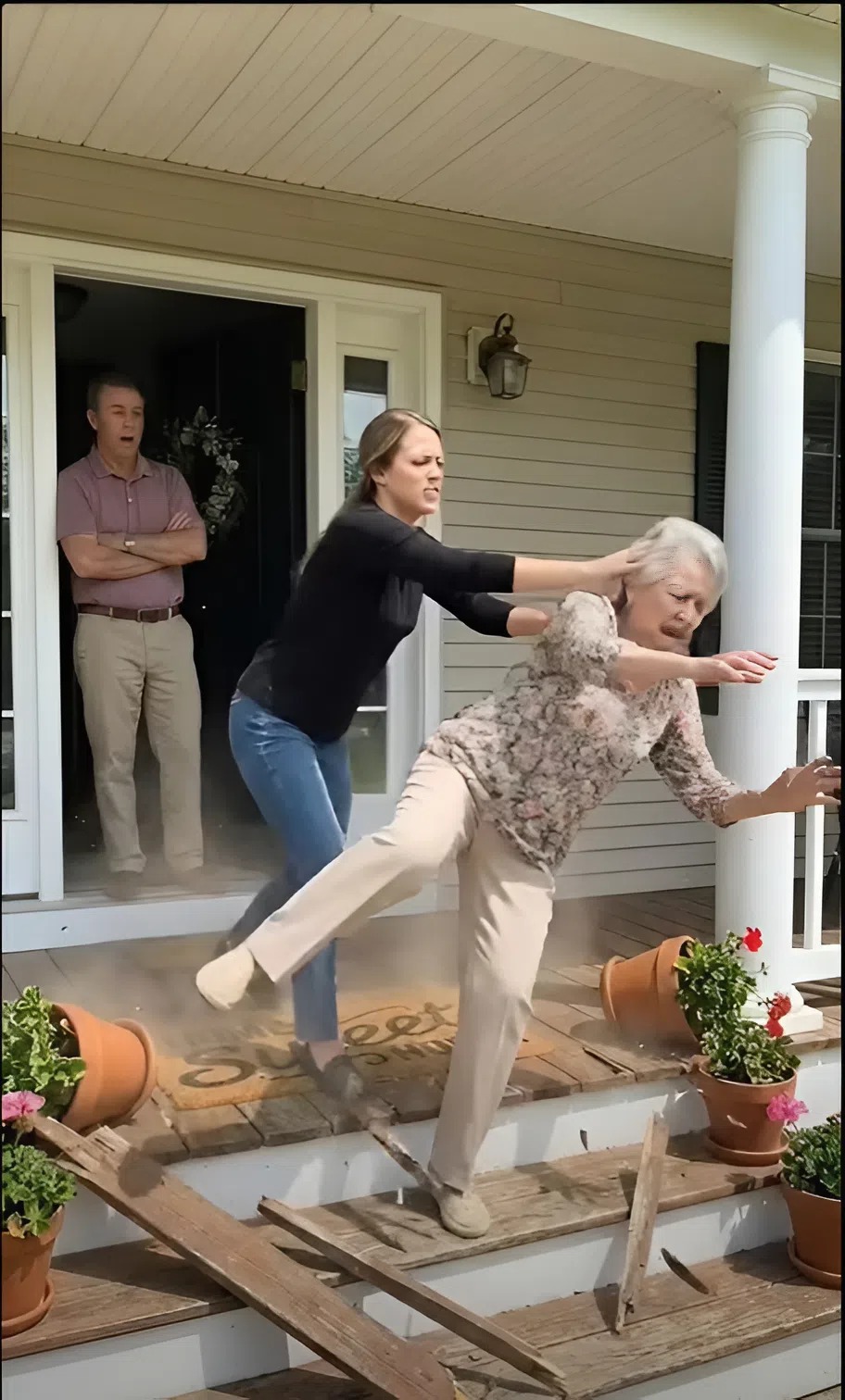 I never believed my own daughter would grab me by the hair and throw me ...